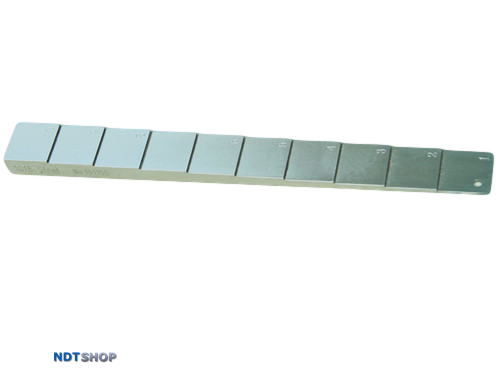 Step wedge 10-Steps 1-10mm - Reference Test Blocks - NDTvendor.com